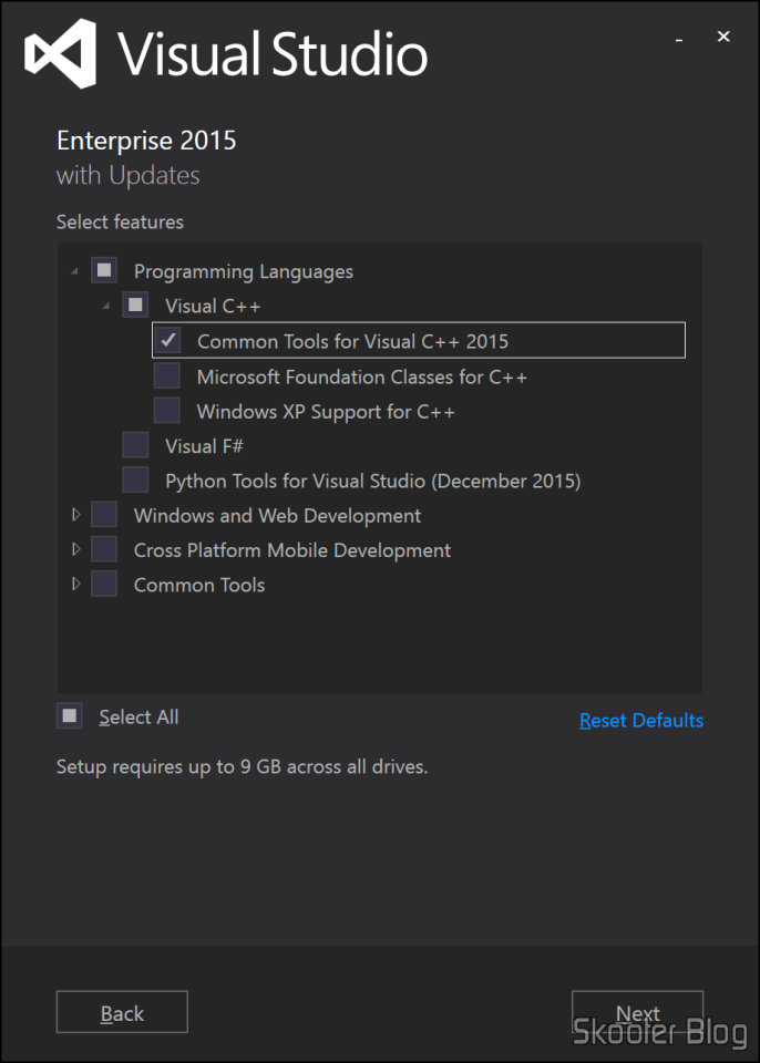 Instalando Visual Studio 2015 apenas para usar o compilador C/C++ no ...