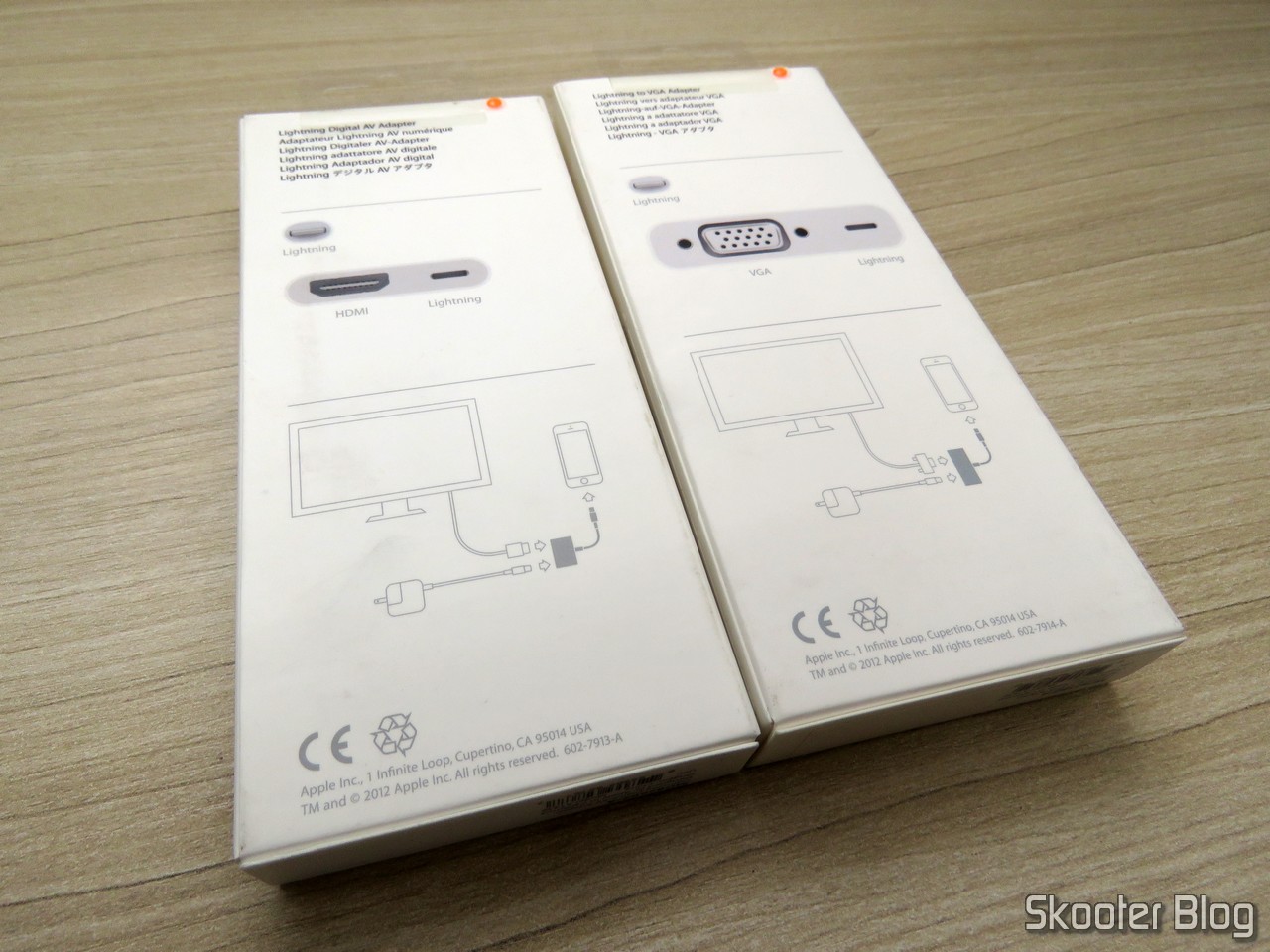 Apple Lightning Digital AV Adapter e Lightning to VGA Adapter - Skooter ...