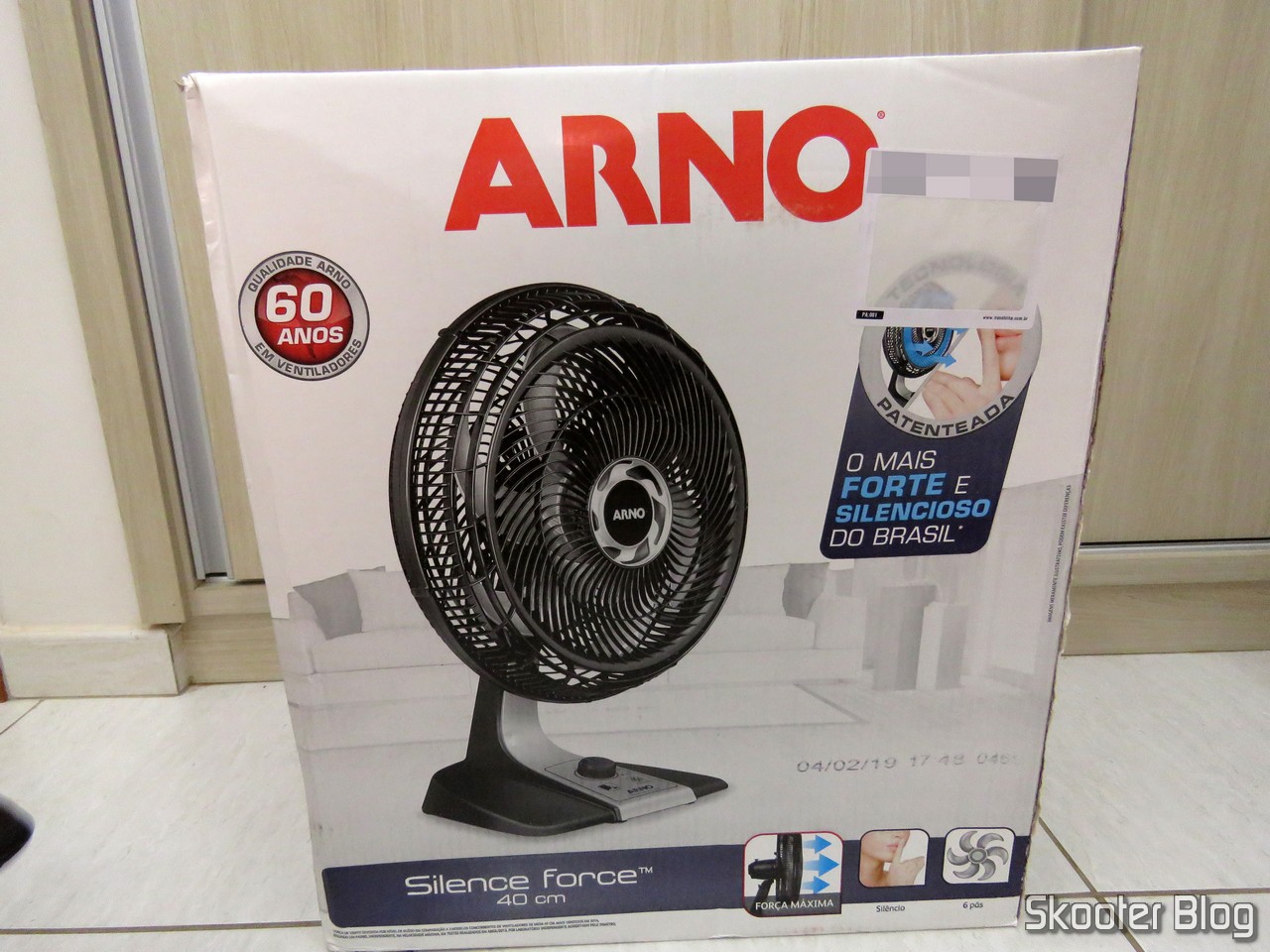 [Review] Ventilador Arno VF40 Silence Force 40cm - Submarino - Skooter Blog