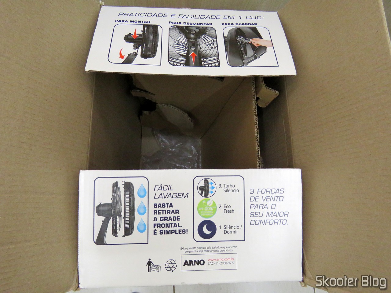 [Review] Ventilador Arno VF40 Silence Force 40cm - Submarino - Skooter Blog