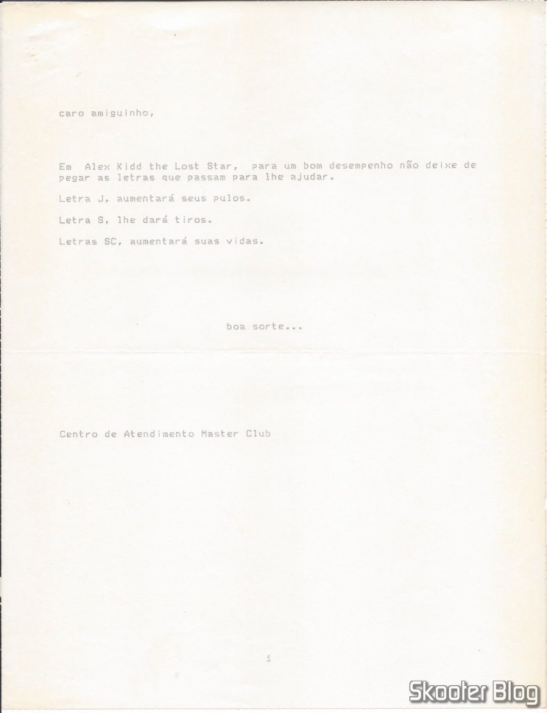 [Dicas da Tec Toy] Alex Kidd The Lost Stars – Master System - Skooter Blog